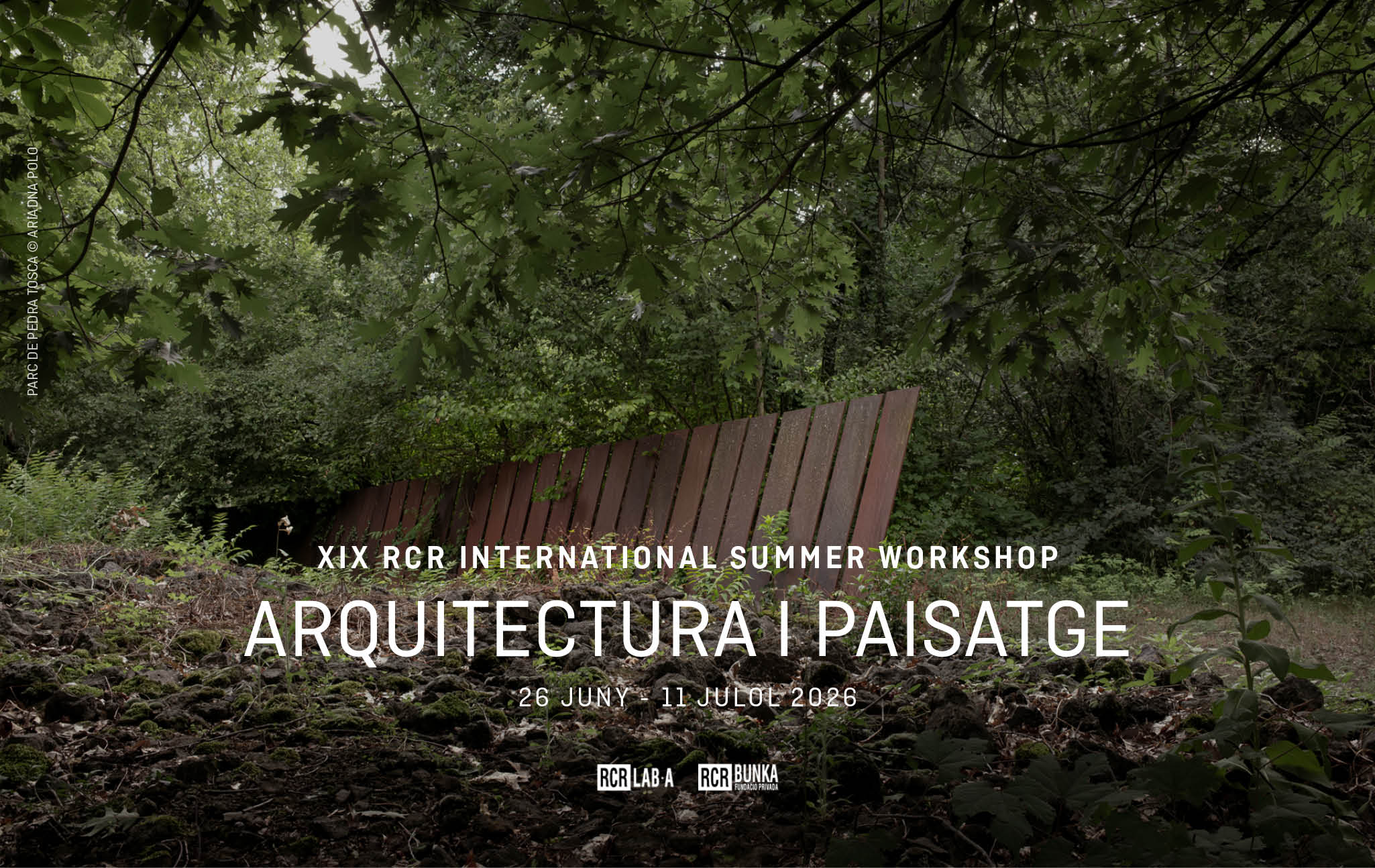 Arquitectura i paisatge 2026 - RCR Arquitectes
